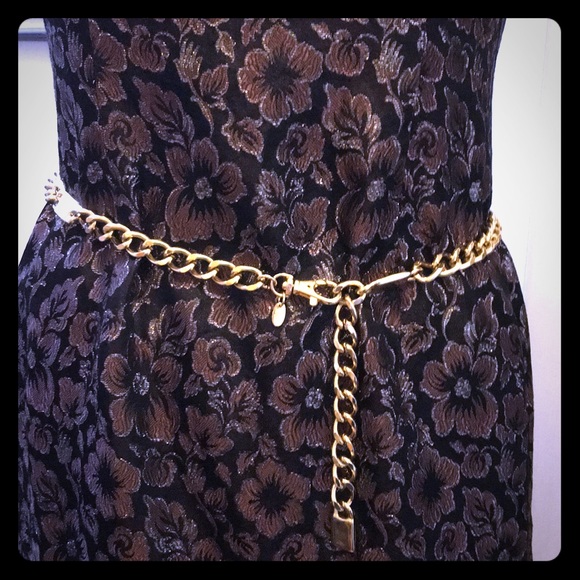 Vintage | Accessories | Vintage Heavy Gold Metal Chunky Belt 0cm | Poshmark